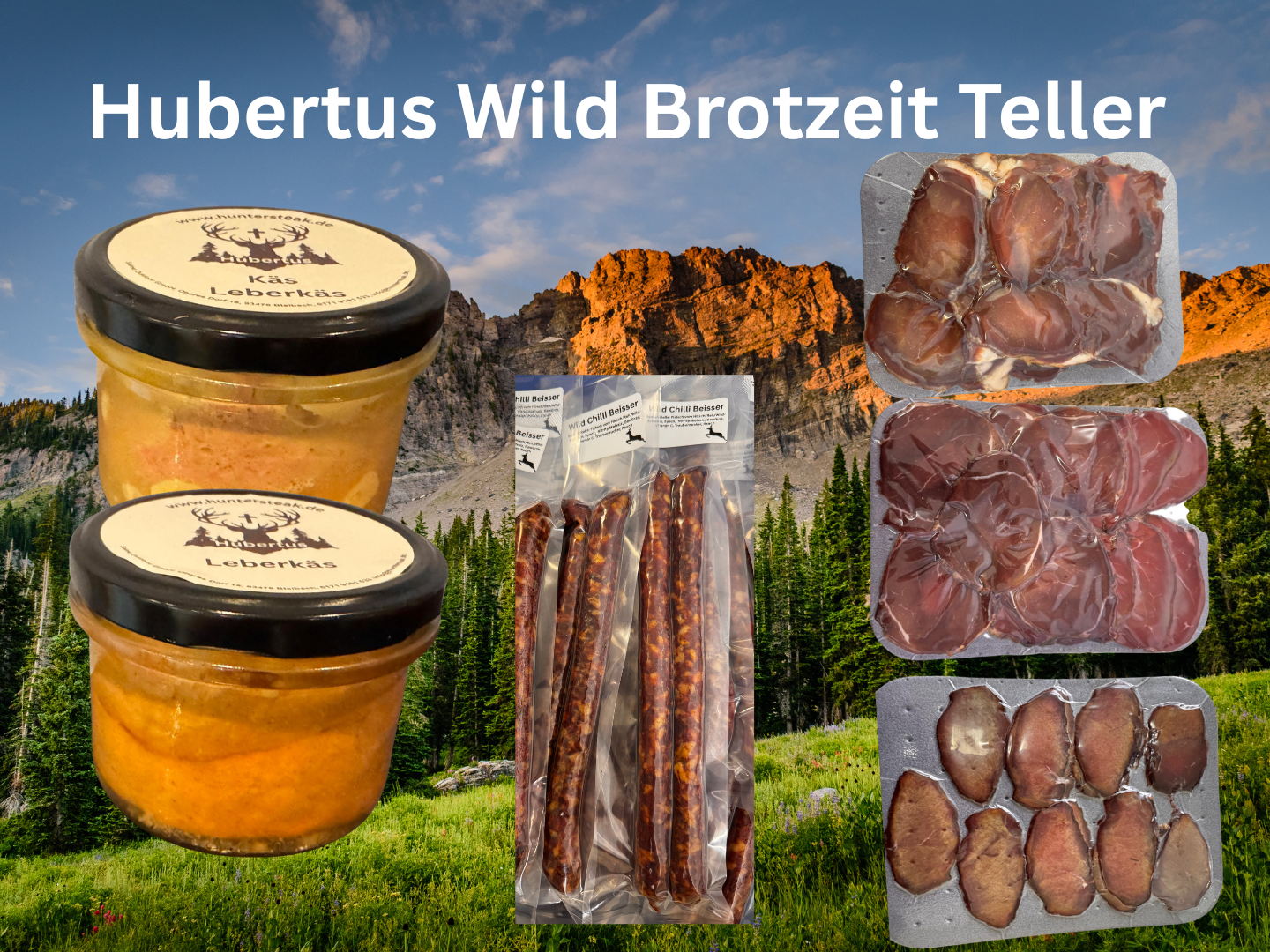 Huntersteak | Hubertus Wild Brotzeit-Teller | Premium Wild ...